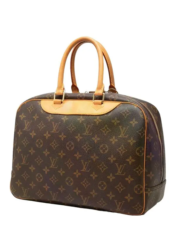 LOUIS VUITTON 2003 Monogram Deauville Handbag - Brown