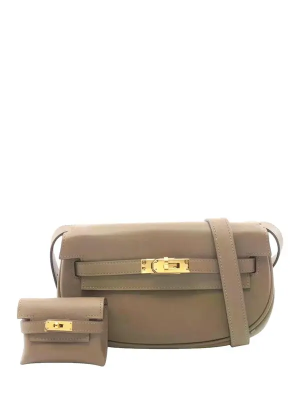 Hermès 2023 Swift Kelly Moove Crossbody Bag - Brown
