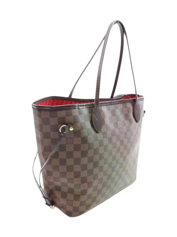 LOUIS VUITTON Damier Ebene Neverfull Mm Tote Bag - Brown