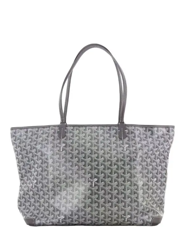 Goyard Artois Tote Coated Canvas Mm Shoulder Bag - Grey