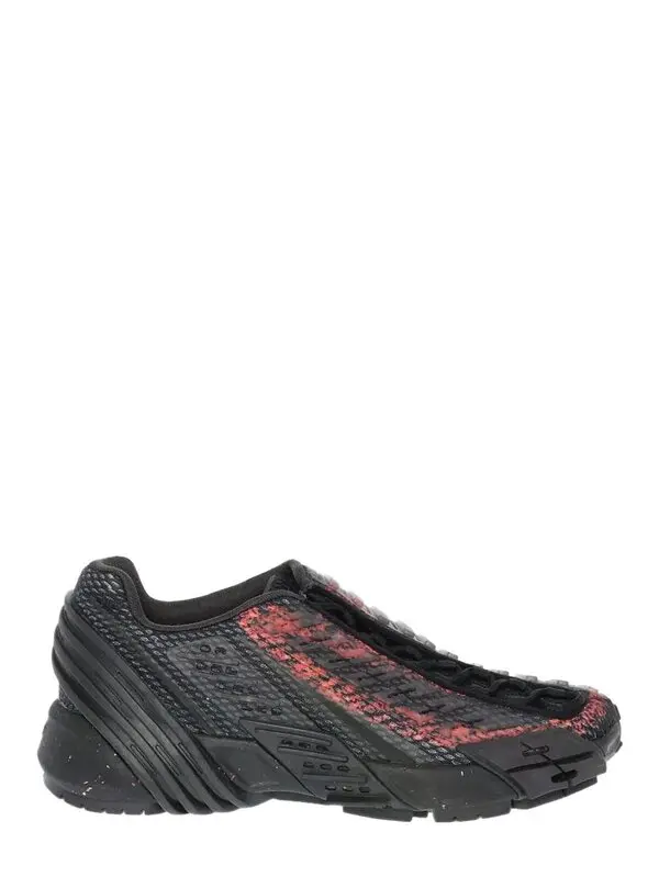 DIESEL® Prototype" Sneakers With Perforated Detailing - Black