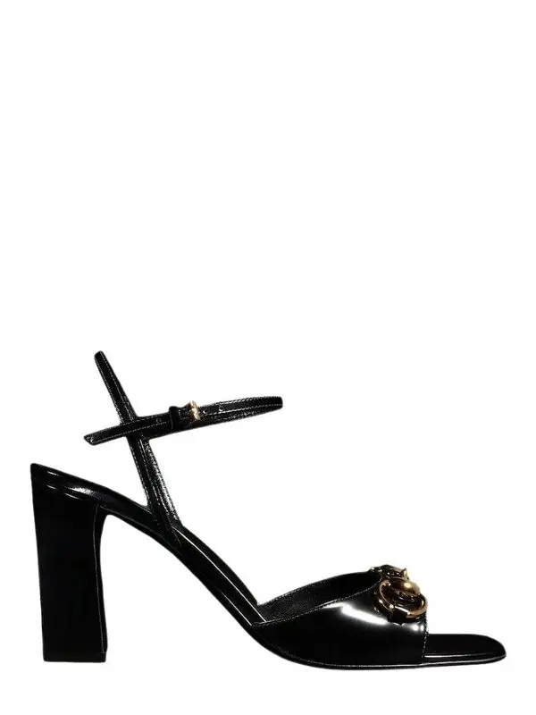 Gucci Horsebit Ankle-strap Sandals - Black