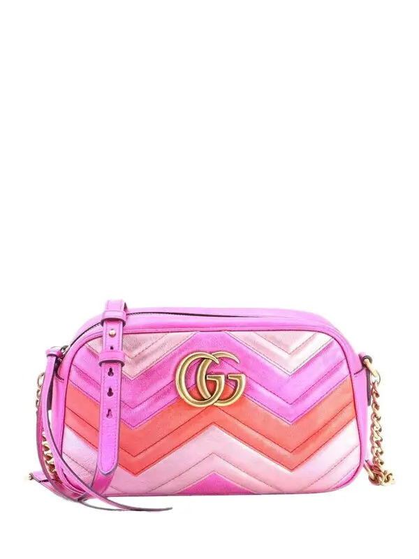 Gucci Gg Marmont Matelassé Leather Small Shoulder Bag - Multicolour