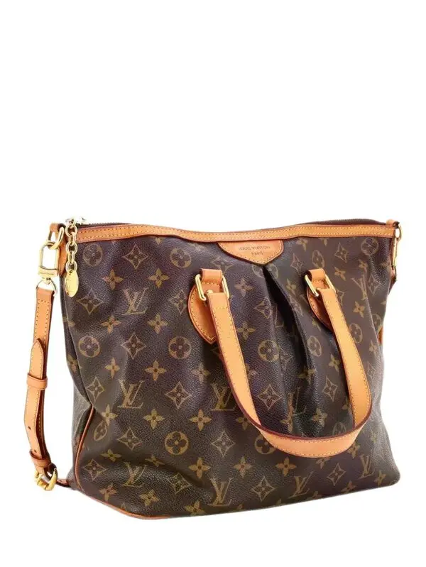 LOUIS VUITTON Palermo Monogram Canvas Pm Tote Bag - Brown