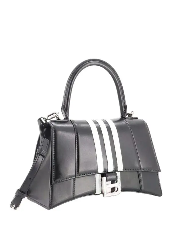 Balenciaga X Adidas Hourglass Top Handle Bag - Black
