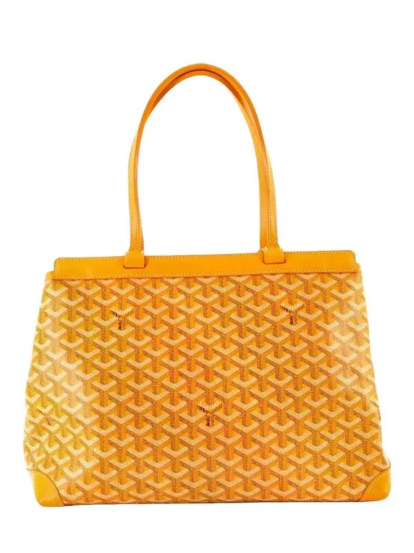 Goyard Bellechasse Bag Coated Canvas Pm Tote Bag - Yellow