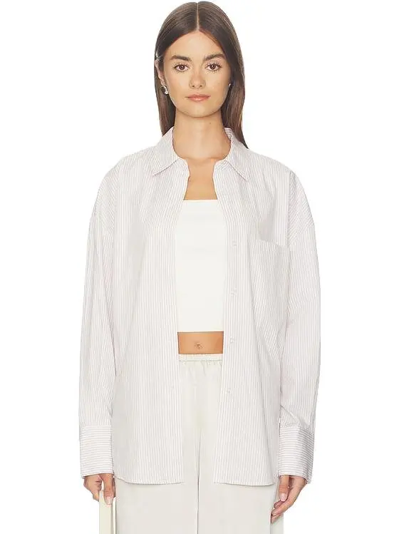 WAO Poplin Button Up Shirt - Multi