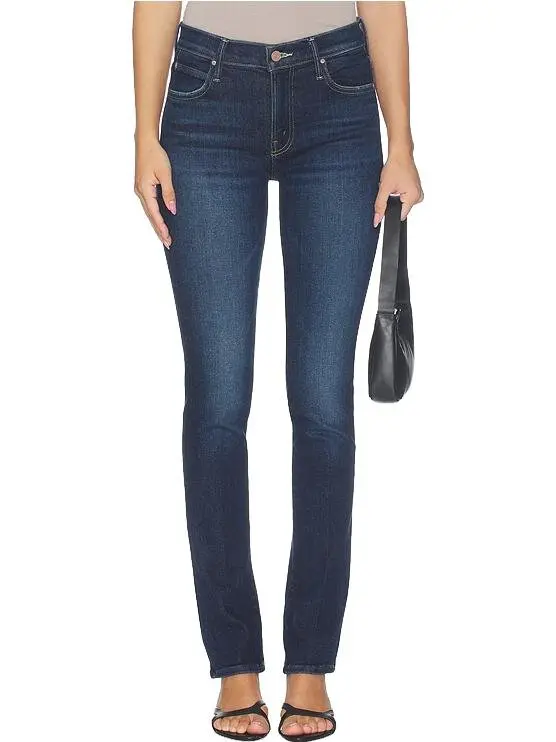 MOTHER The Rascal Skimp Straight Leg Jeans - Blue