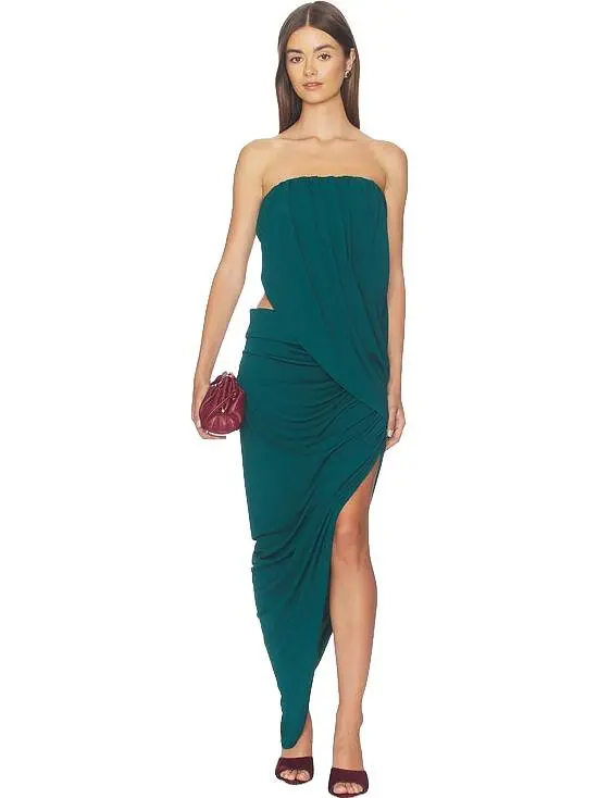 Nbd Asha Maxi Dress - Teal