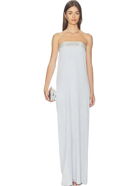 Nbd Astha Maxi Dress - Grey