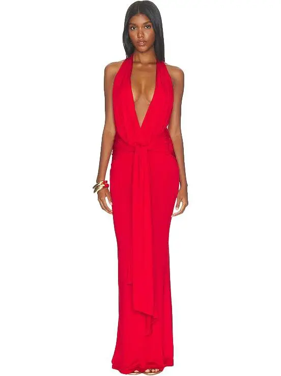 LOVERS AND FRIENDS Coralie Gown - Red
