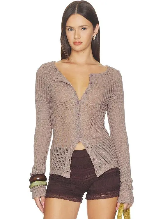 SNDYS. Norah Cardigan - Brown