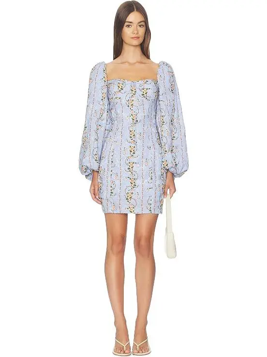 Agua Bendita Lorena Navegante Dress - Blue
