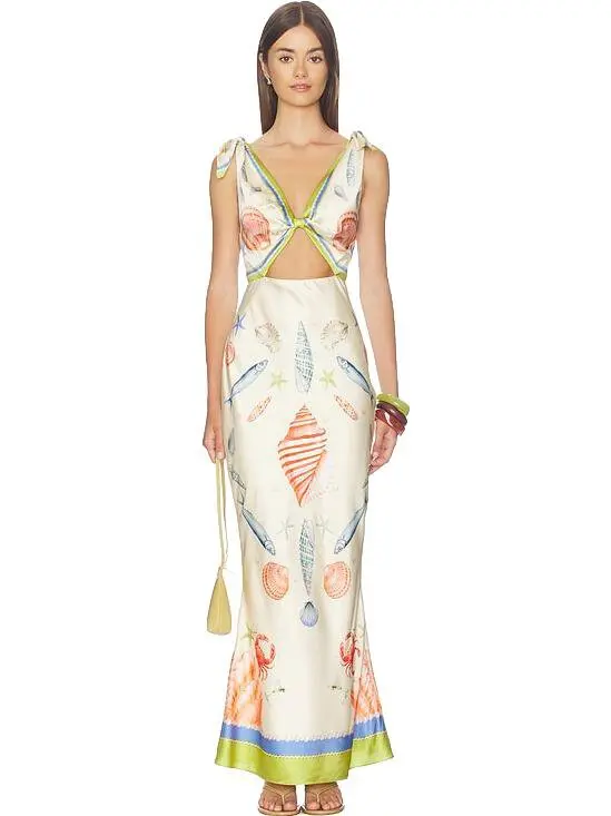 Retrofete Carlotte Maxi Dress - Multi