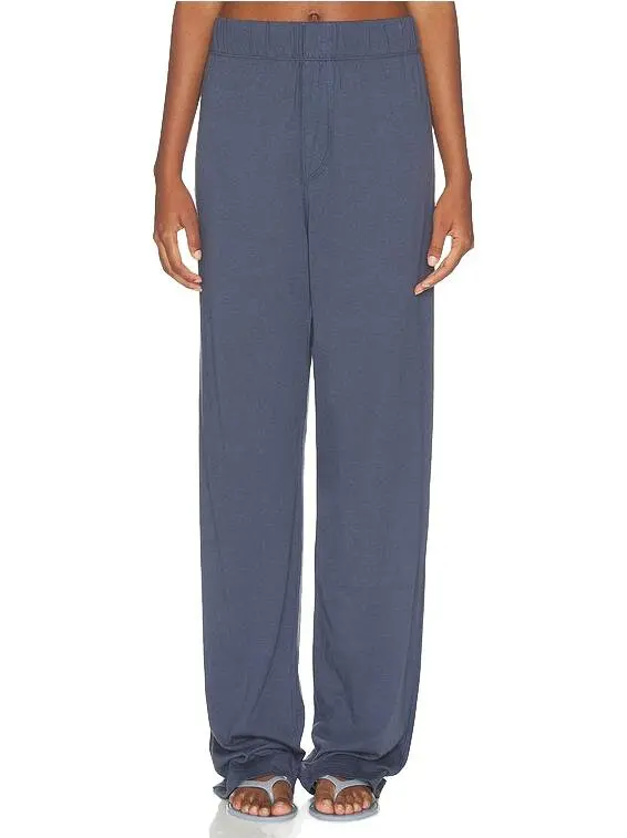 Eterne Cotton Lounge Pant - Navy