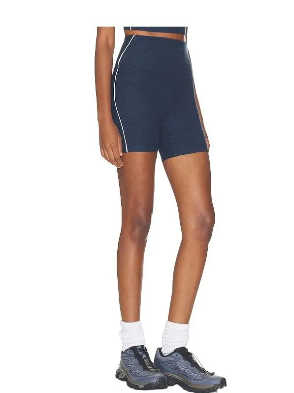 Beyond Yoga Spacedye Streamline 5 Short - Navy