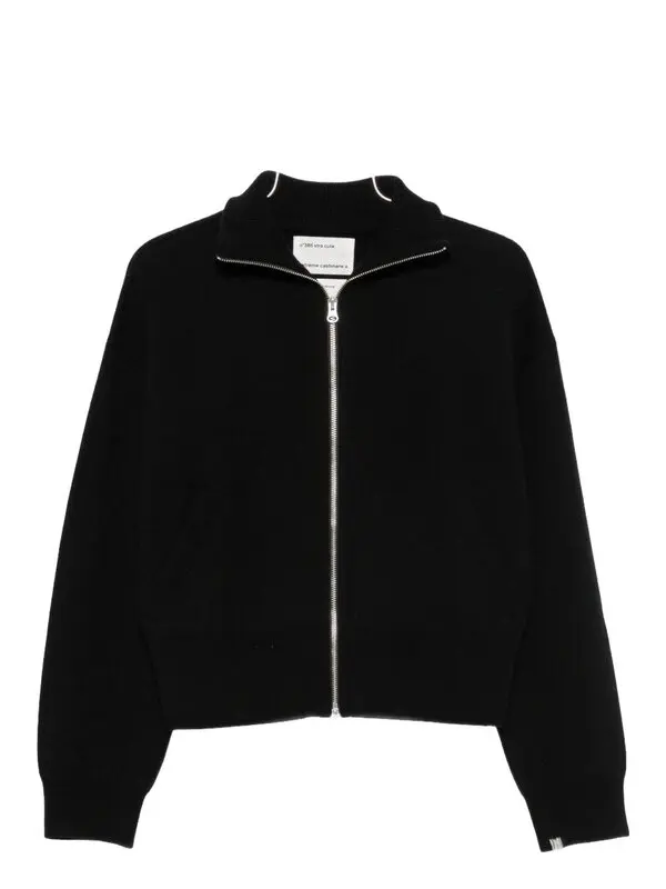 Extreme Cashmere Zip-up Cashmere Cardigan - Black