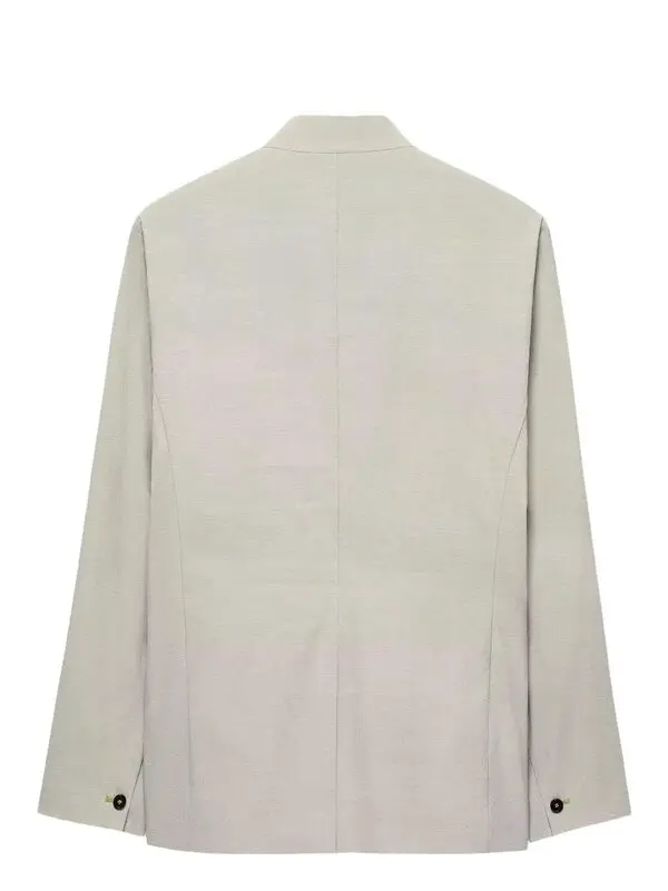 Shanghai Tang Mandarin-collar Five-button Jacket - Neutrals