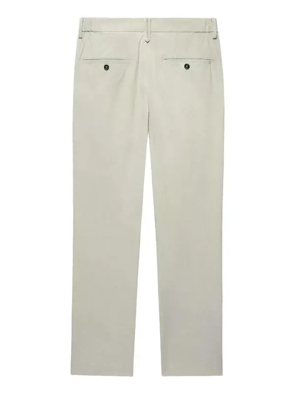 Shanghai Tang Seersucker Tailored Trousers - Neutrals