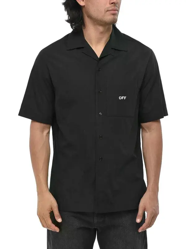 Off-White Brick Arrow Bowling Shirt - Black