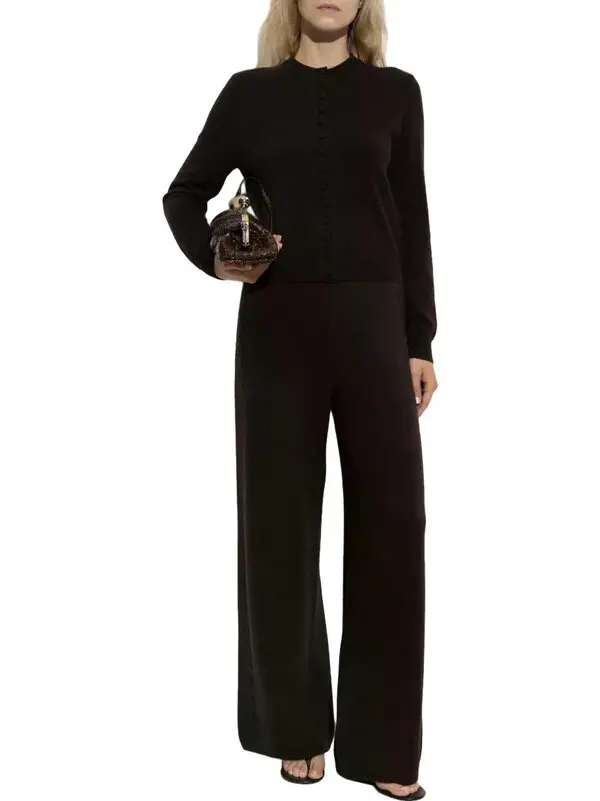 LISA YANG Olanda Wide-leg Trousers - Brown