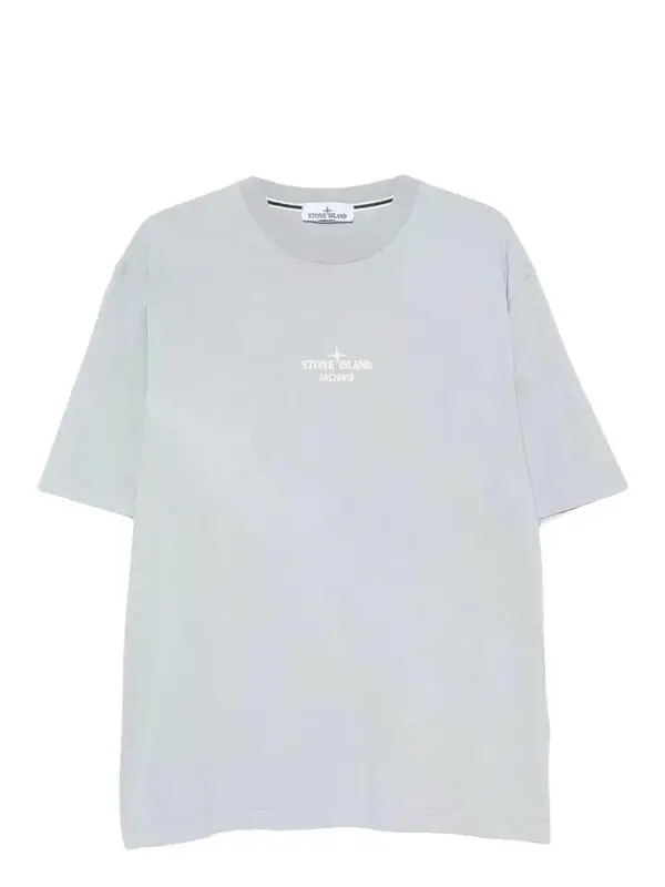 Stone Island Archivio Logo-detail T-shirt - Grey