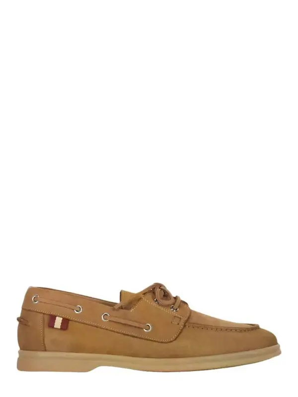 Bally Calf Leather Lace-up Loafers - Neutrals
