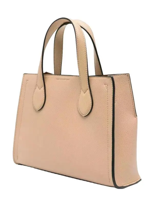 TWINSET Logo Plaque Tote Bag - Neutrals