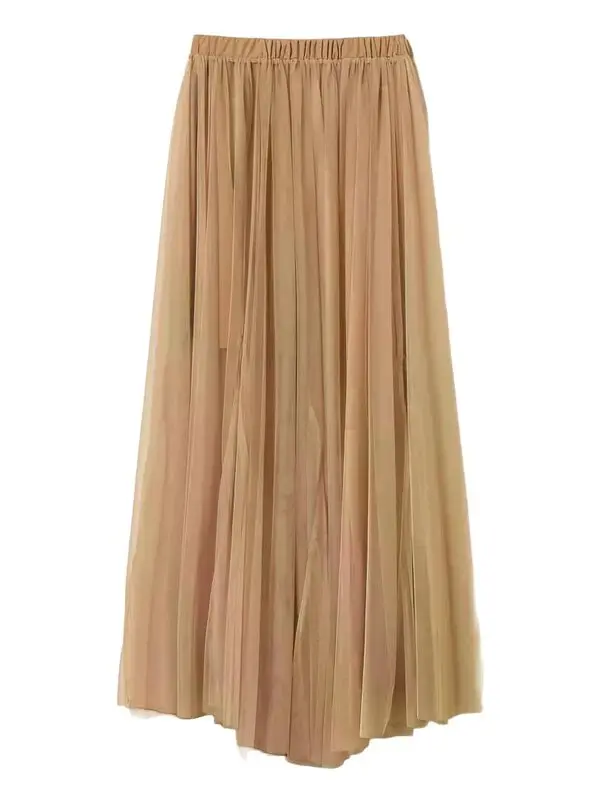 TWINSET Long Tulle Skirt - Neutrals