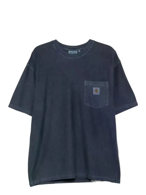 Carhartt Work In Progress Logo-patch Pocket T-shirt - Blue