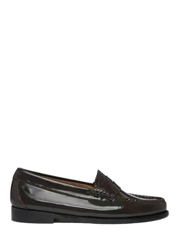 G.H.BASS Weejuns Patent Leather Loafers - Brown