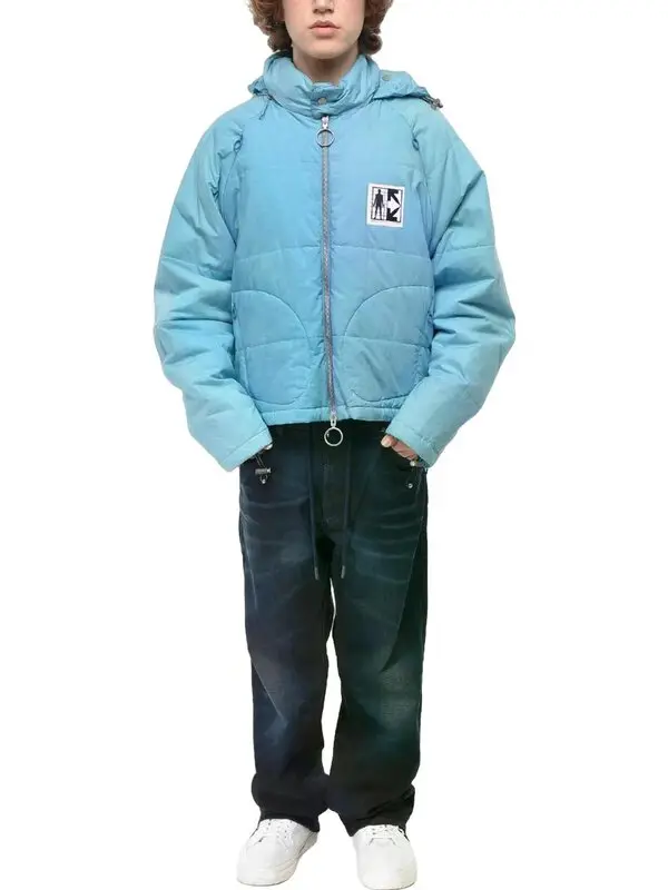 Off-White El Capitan Quilted Puffer Jacket - Blue