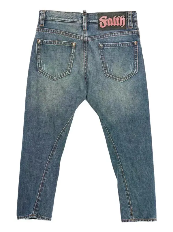 Dsquared2 2000s Cropped Jeans - Blue