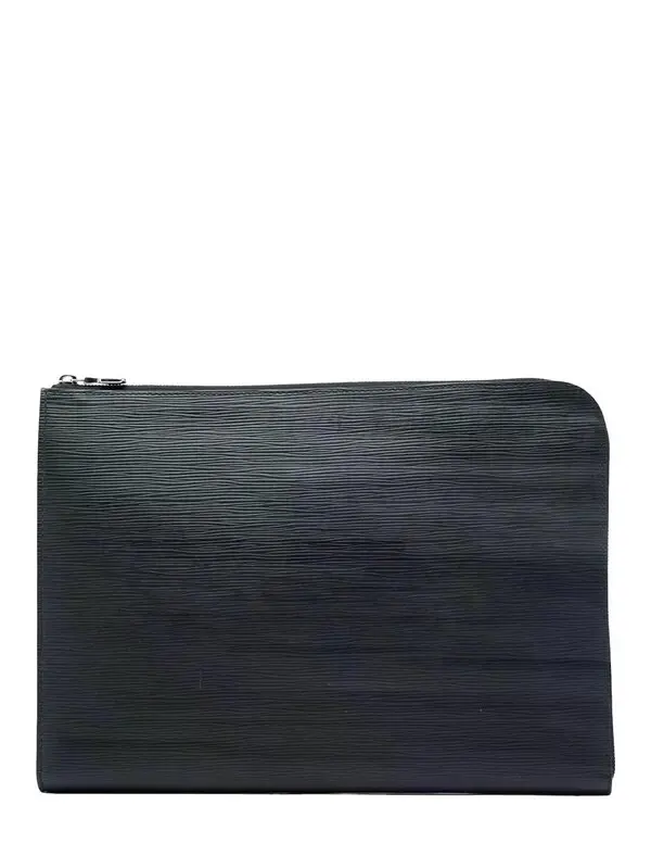 LOUIS VUITTON Epi Pochette Jour Gm Clutch Bag - Black