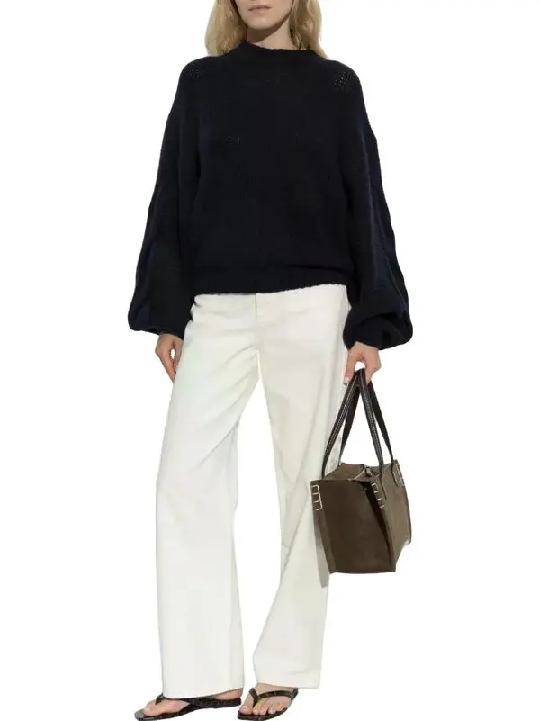 LISA YANG Runi Cable-knit Sweater - Blue