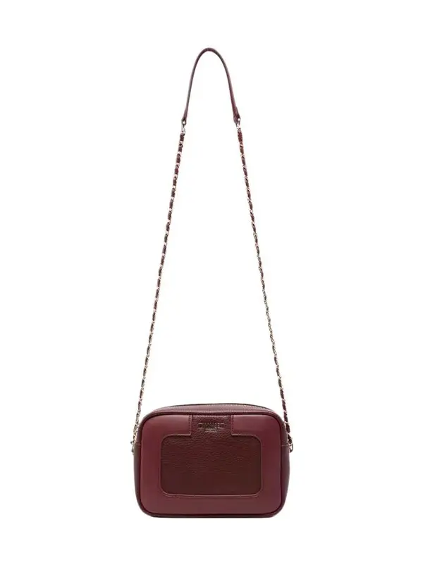 TWINSET Logo Plaque Chain-strap Cross Body Bag - Red