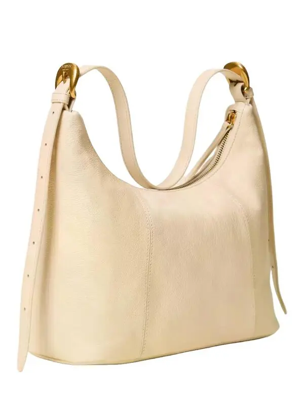 TWINSET Adjustable Leather Shoulder Bag - Neutrals