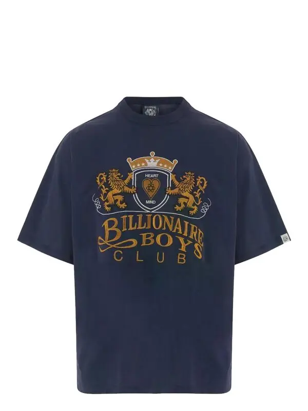 BILLIONAIRE Embroidered Crest T-shirt - Blue