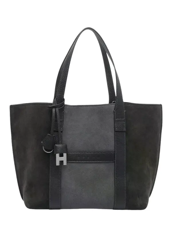Hogan Script Shopping Bag Small - Grey
