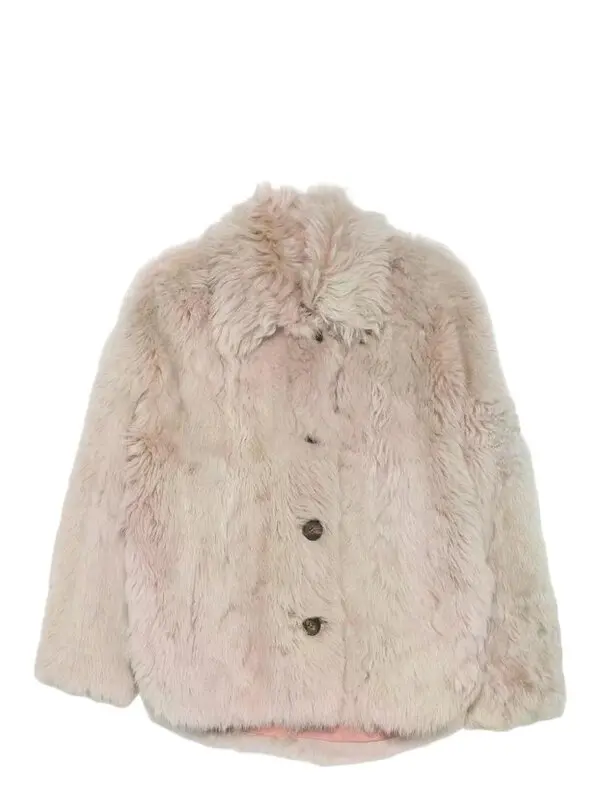 LISKA Fur Button-up Jacket - Neutrals