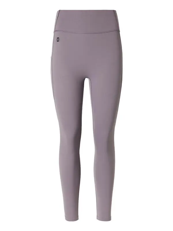 On Studio 7/8 Stretch Recycled-jersey Leggings - Gray