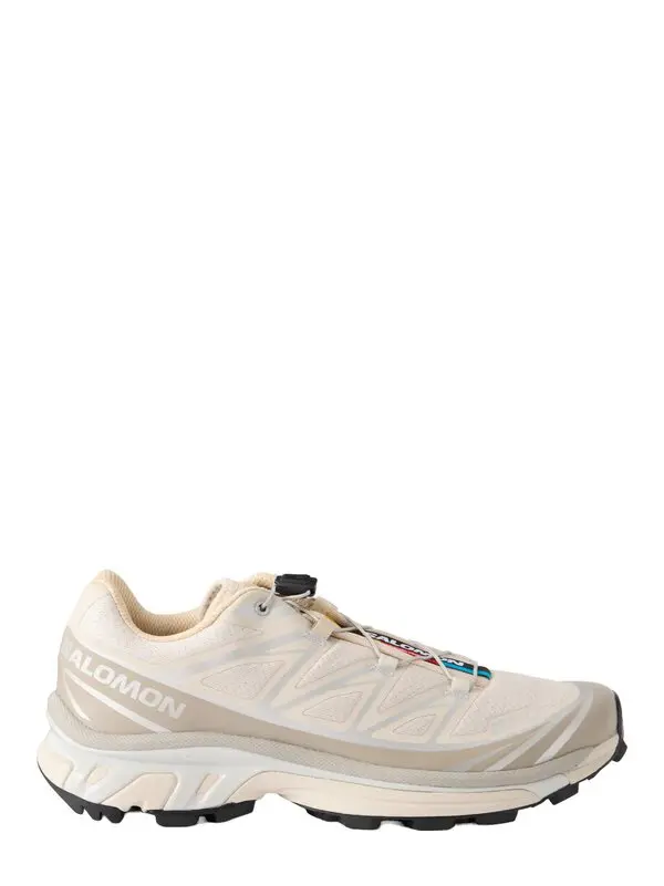 SALOMON Xt-6 Rubber-trimmed Mesh Sneakers - Silver