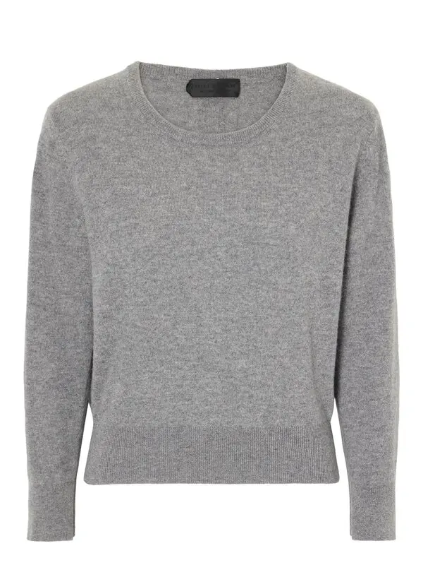 NILI LOTAN Tamra Cashmere Sweater - Gray