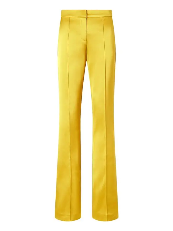 ILKYAZ OZEL Lenny Satin Pants - Yellow