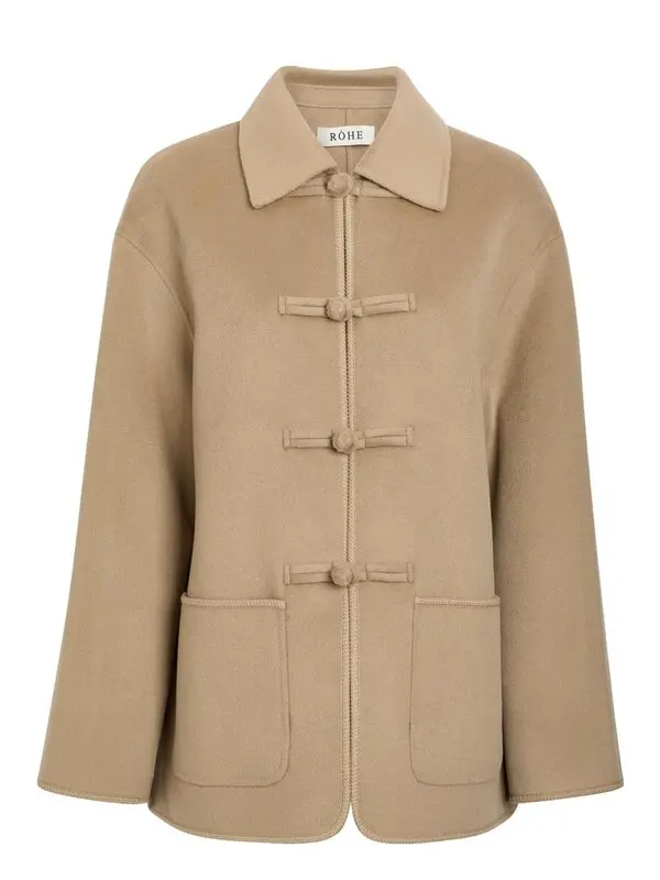 RÓHE Pankou Wool And Cashmere-blend Jacket - Beige