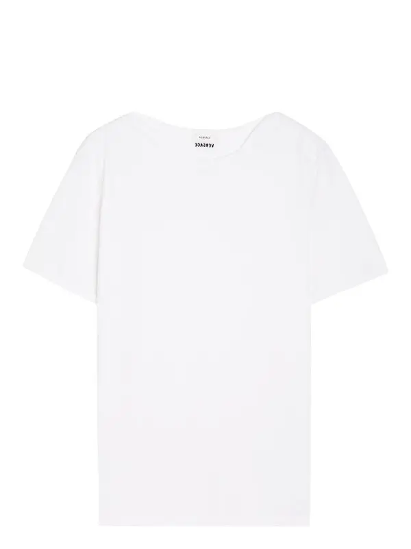Versace Stretch-cotton T-shirt - White