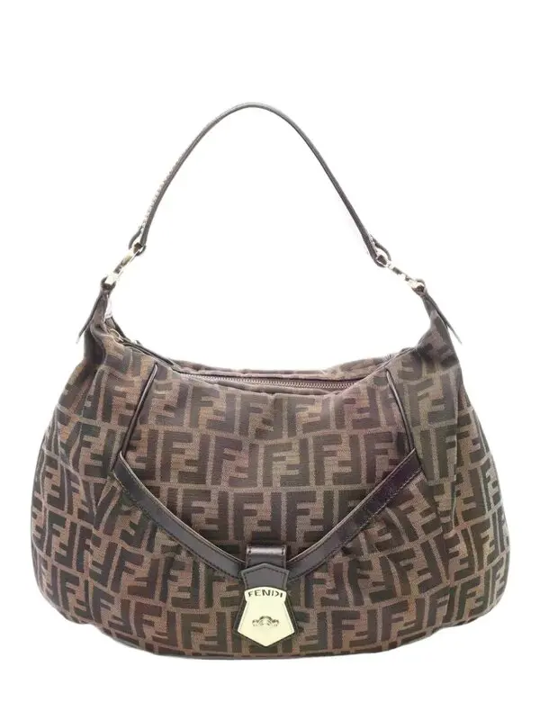 Fendi Zucca Shoulder Bag - Brown