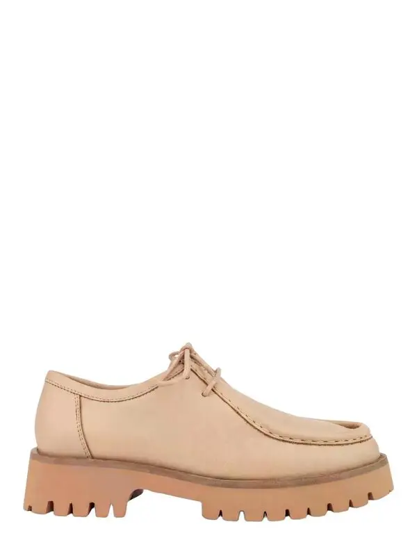 SERGIO MORETTI FIRENZE Lace-up Lug Sole Loafers - Neutrals