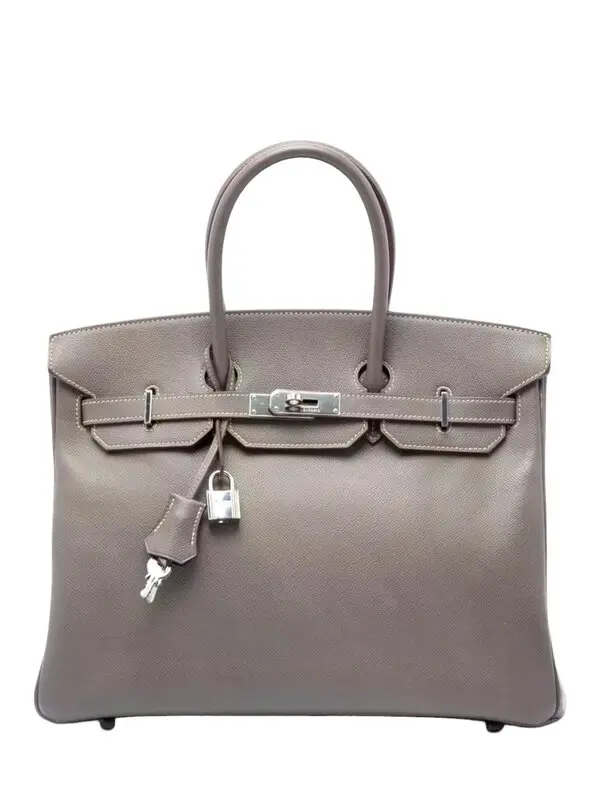 Hermès 35cm Birkin Retourne Handbag In Togo Leather - Brown