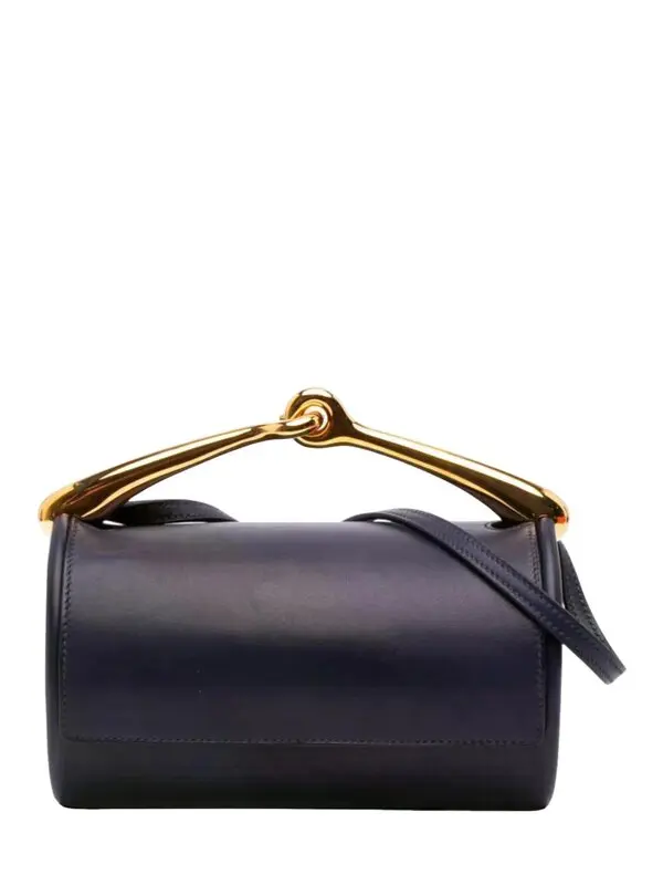 Hermès Swift Leather Sac Maxilmors Satchel With Metal Handle - Blue